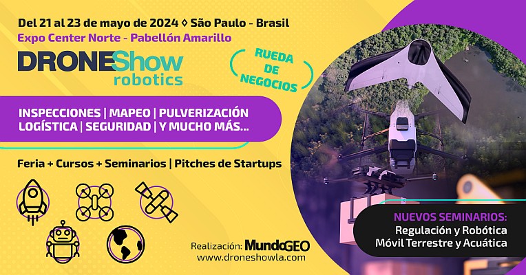 DroneShow Robotics 2024 tendrá una feria con las principales marcas de drones profesionales del ...