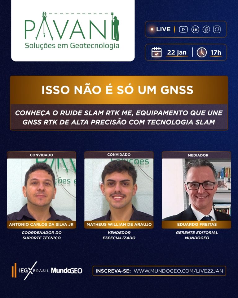Live: Isso não é só um GNSS - Ruide SLAM RTK ME - MundoGEO